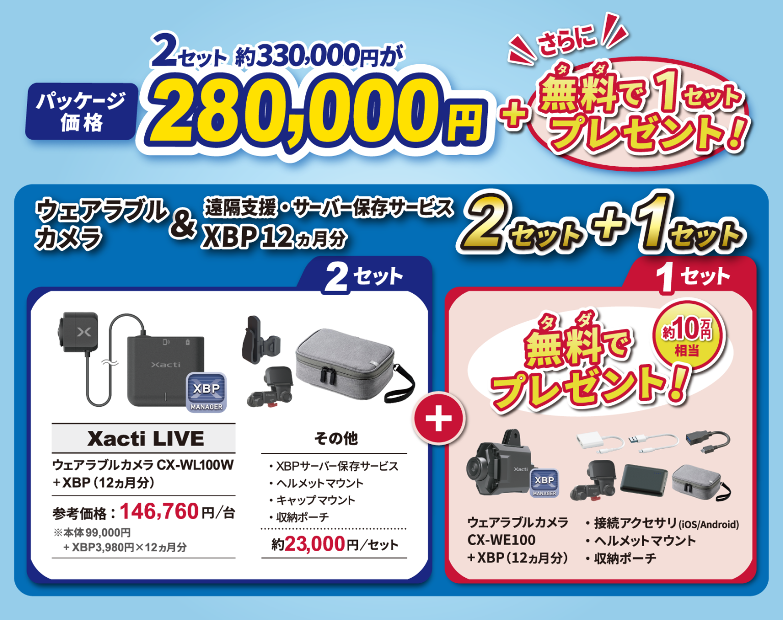 期間限定『人手不足対策』パッケージ好評発売中！ - Xacti LIVE